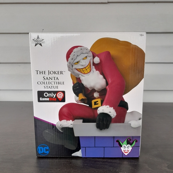 Toys | The Joker Santa Claus Collectible Statue Dc Batman The Animated ...